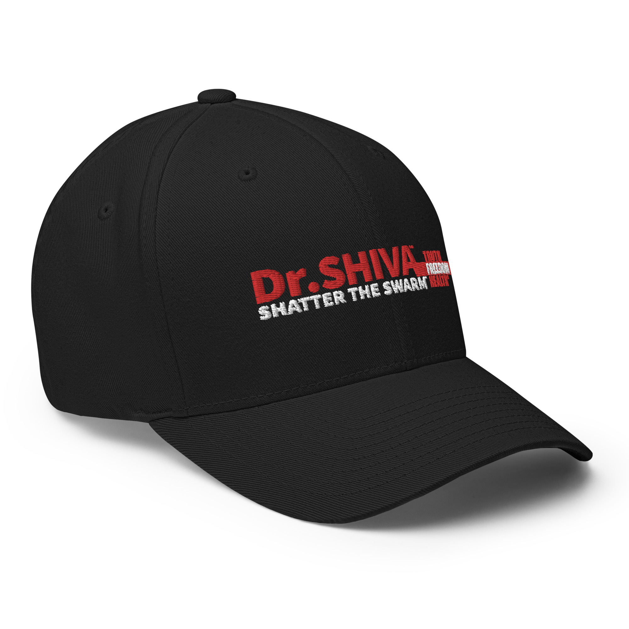 Elastic Cap - Black - Dr.SHIVA™ Shatter The Swarm™ - VASHIVA