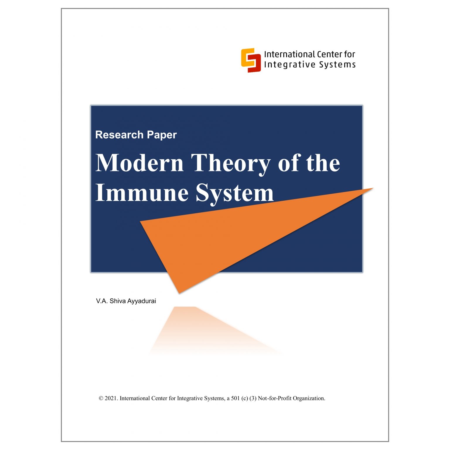 Modern Theory of the Immune System - VASHIVA